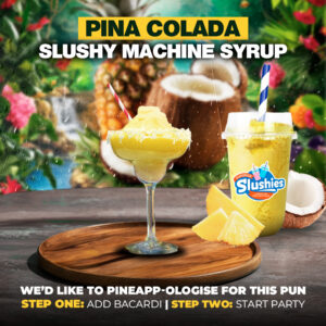 Pina Colada Cocktail Slushy Machine Syrup - 2L - Superior Slushies
