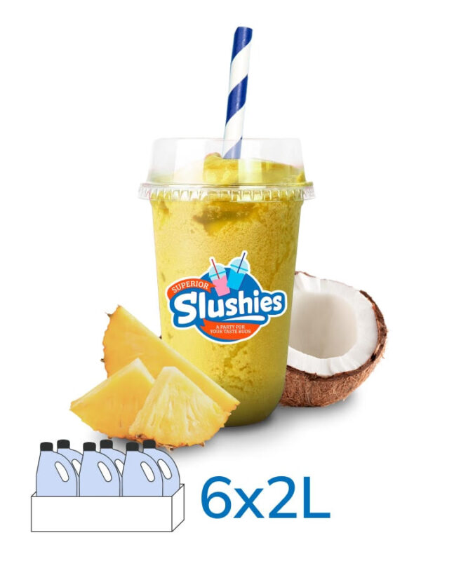 Pina Colada Cocktail Slushy Machine Syrup - 6x2L - Superior Slushies